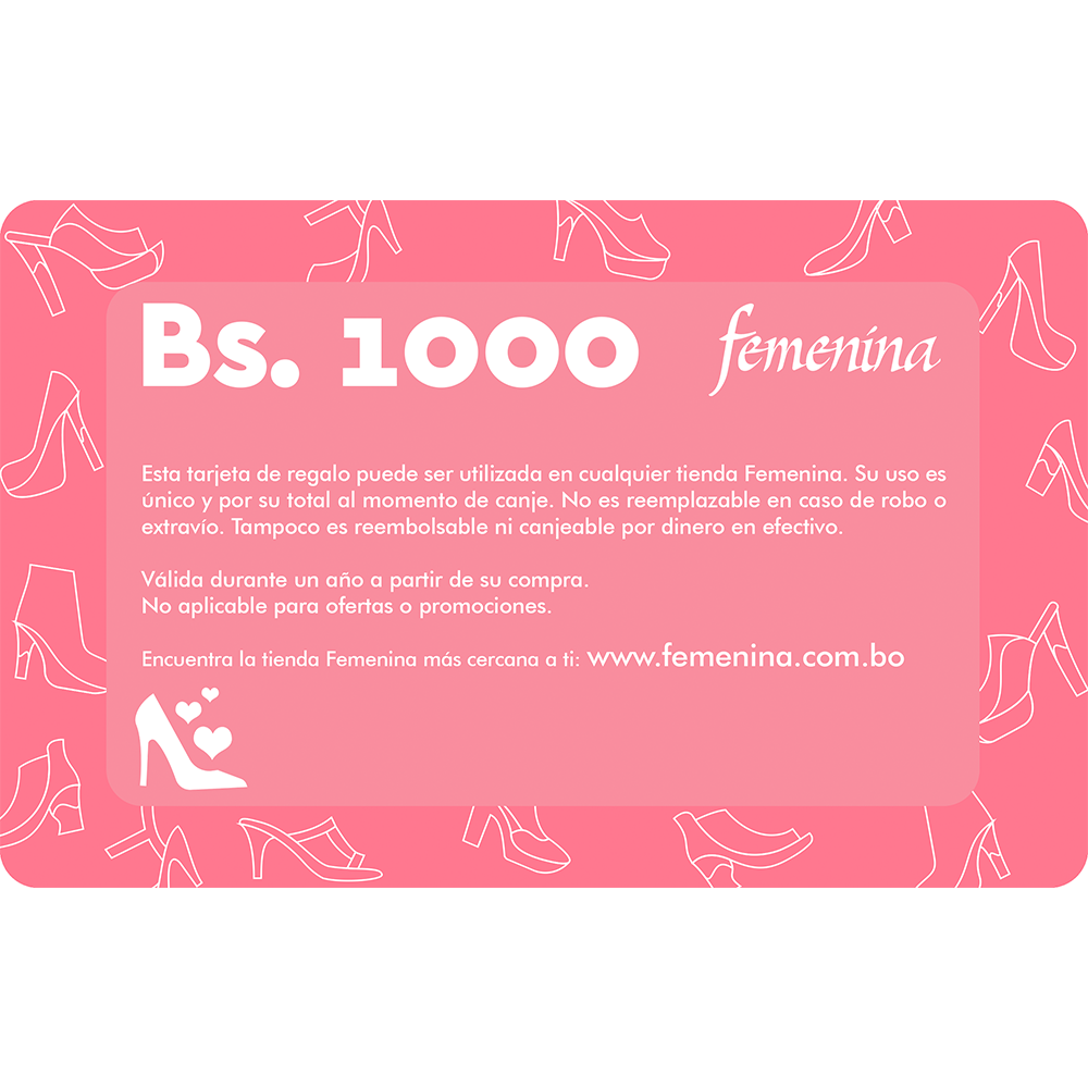 Gift Card BS 1000 | Femenina